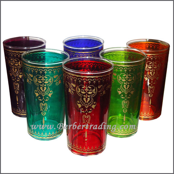 Moroccan Tea glasses, Moroccan mint tea, Moroccan tea table