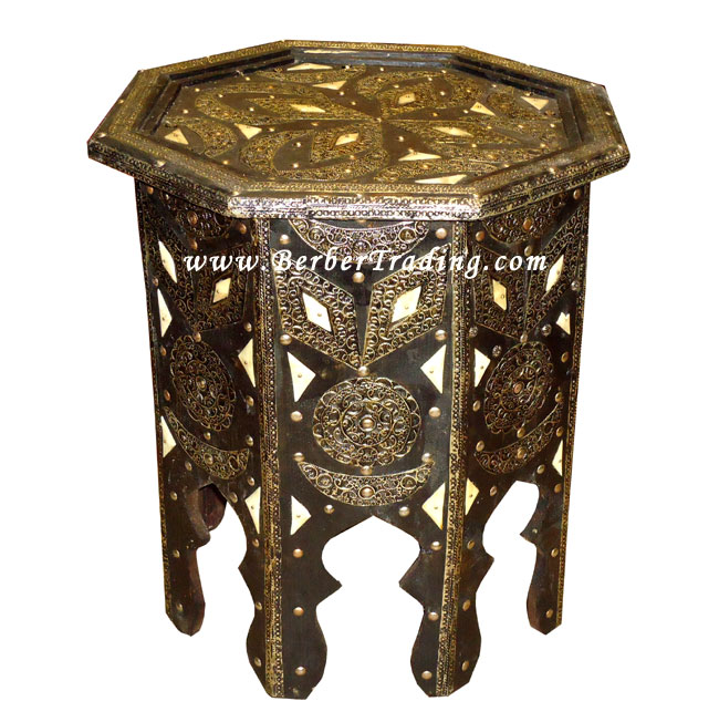 Corner table, Moroccan table, moroccan night stand