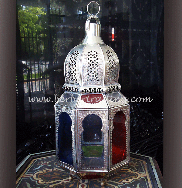 Moroccan Lantern, Silven lantern, Moroccan lighting