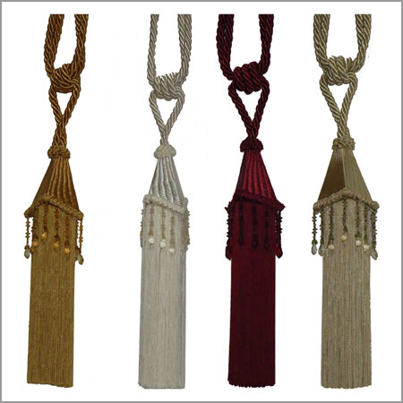 Tiebacks, Tassels, Curtain tassels, Curtain tiebacks, draperies,